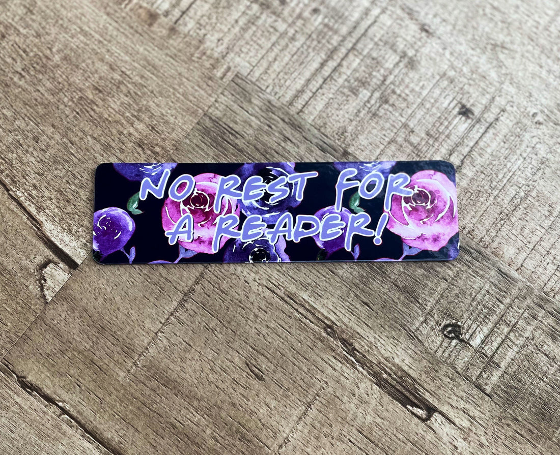 No rest for a reader bookmark – The Krafty Won