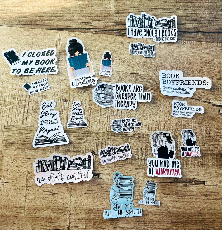 Bookish mini sticker surprise pack – The Krafty Won
